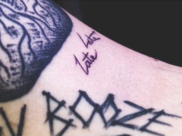 Harry Styles Late Late Tattoo | Spiritustattoo.com Harry Styles Late Late Tattoo | Spiritustattoo.com